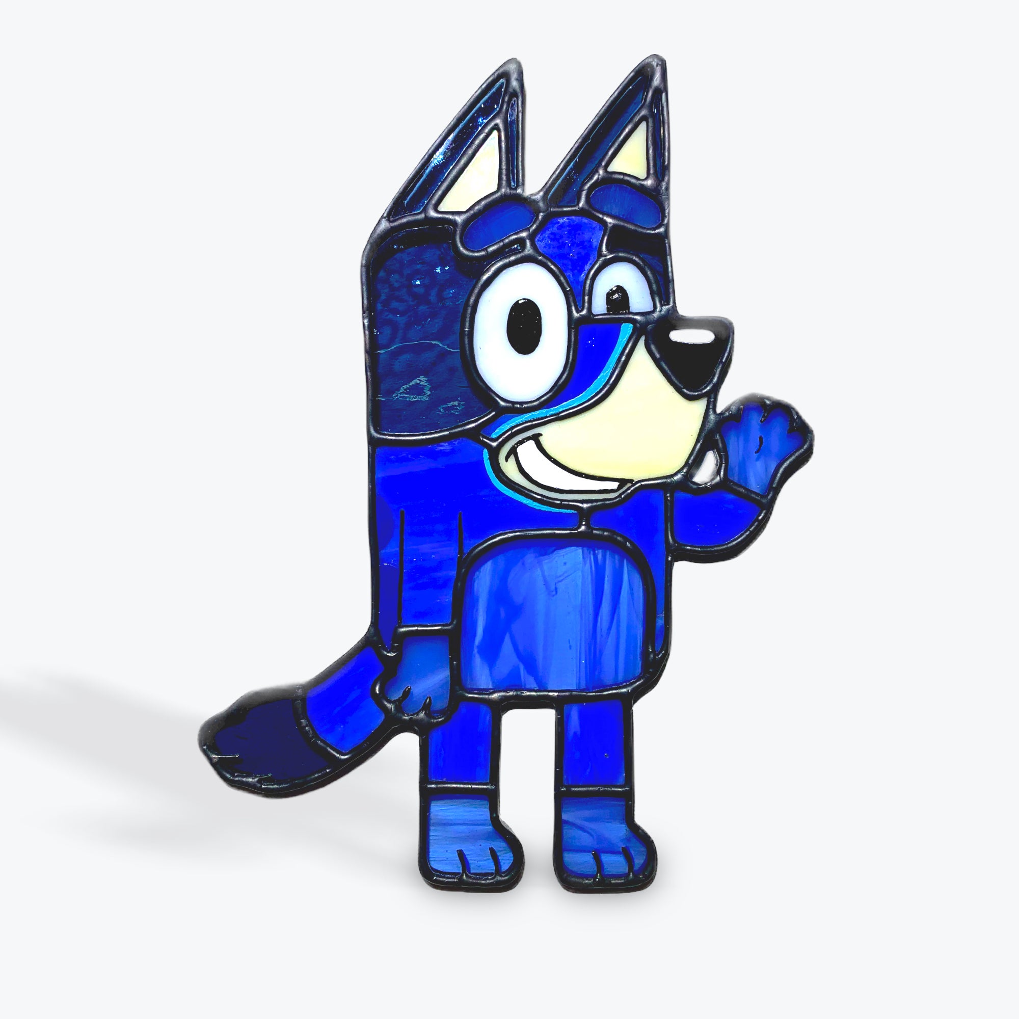 Bluey Stained Glass Sun Catcher | Create Kaos
